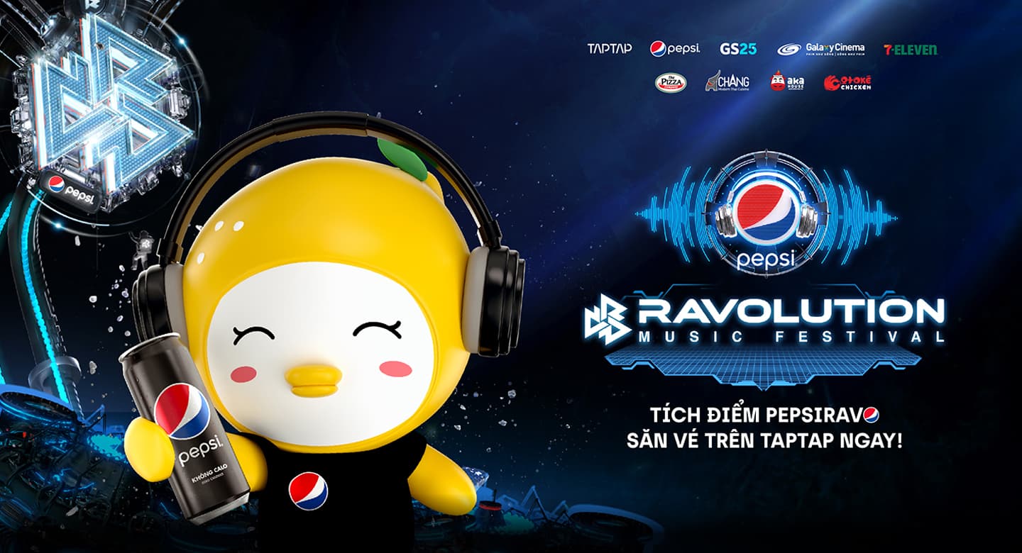 Chiến Dịch Tích điểm PEPSIRAVO Cùng Pepsi X TAPTAP | TAPTAP