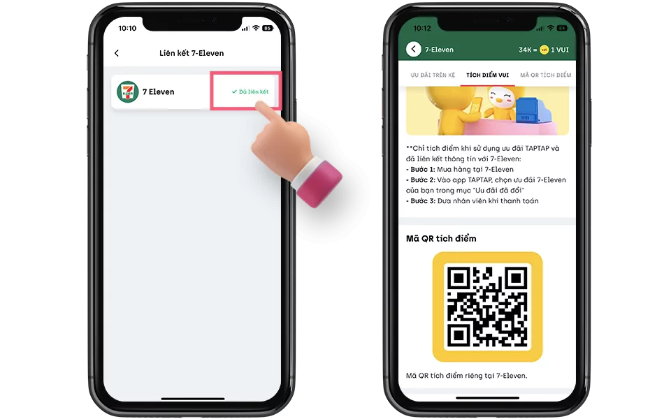 Hướng Dẫn Liên Kết Tài Khoản 7-Eleven Tích điểm PEPSIRAVO Trên TAPTAP | TAPTAP